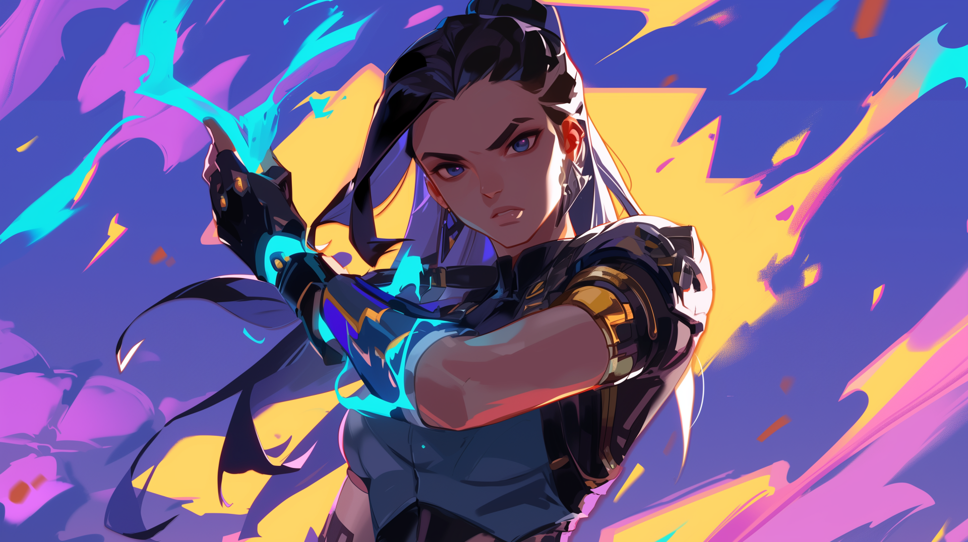 Reyna Unleashed: HD Valorant Wallpaper by patrika