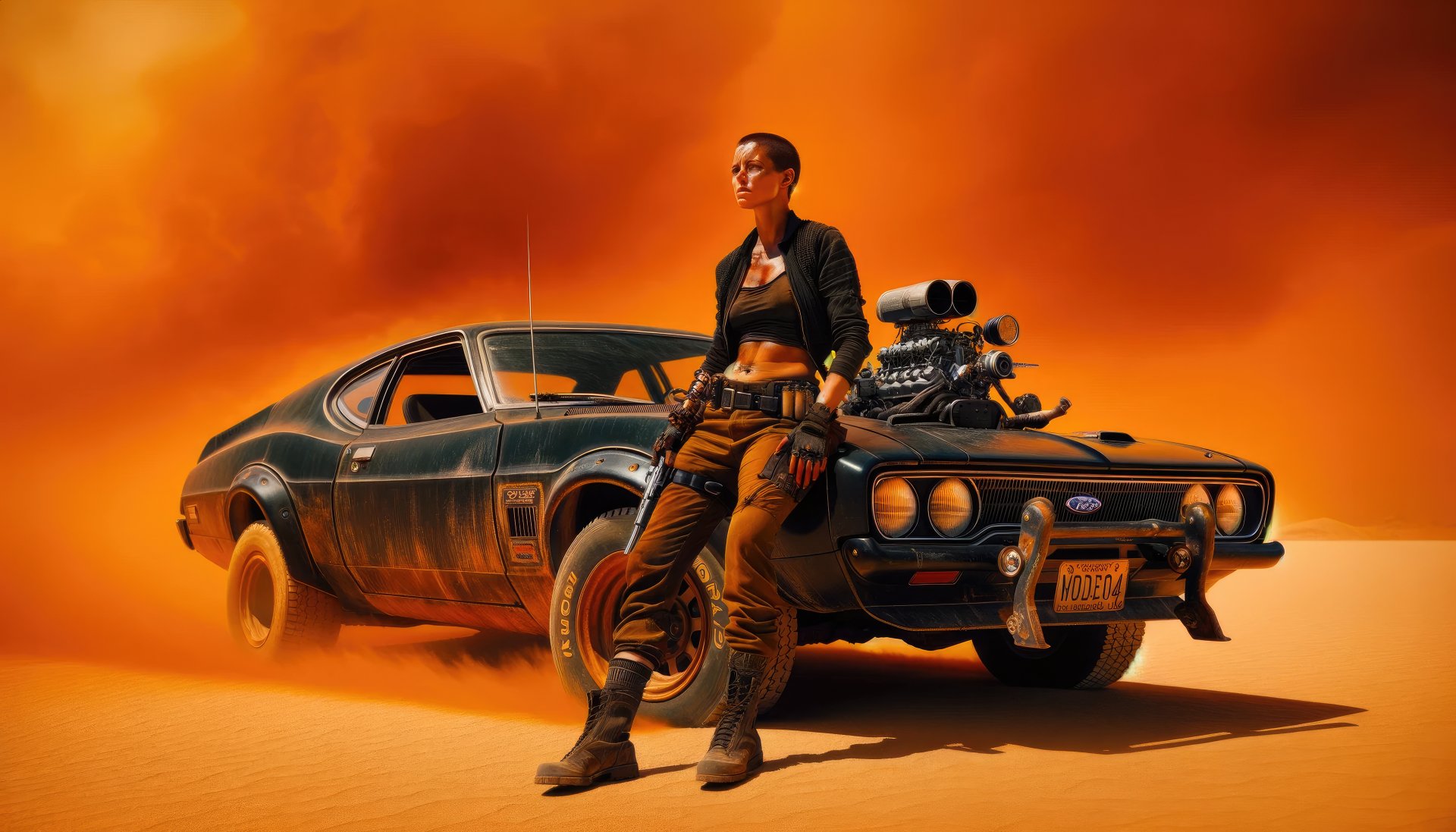 Furiosa A Mad Max Saga 4K Ultra HD Wallpaper