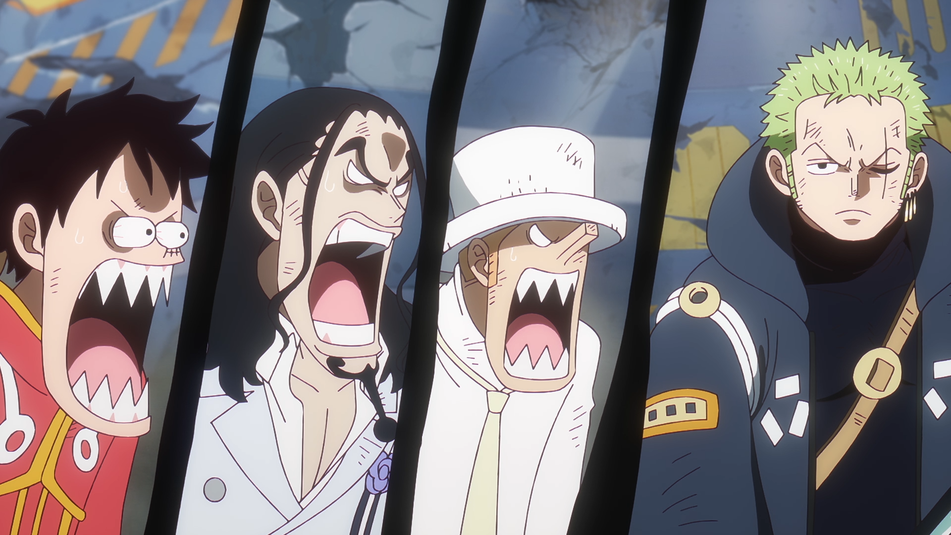Epic One Piece Anime HD Wallpaper: Straw Hat Crew in Action | 1920x1080 ...