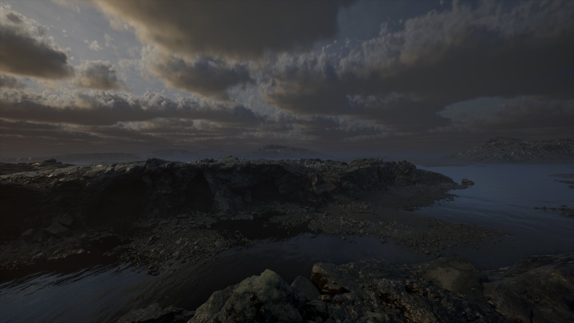 Download Virtual Reality Meta Coast Water HD Wallpaper by GMUNK