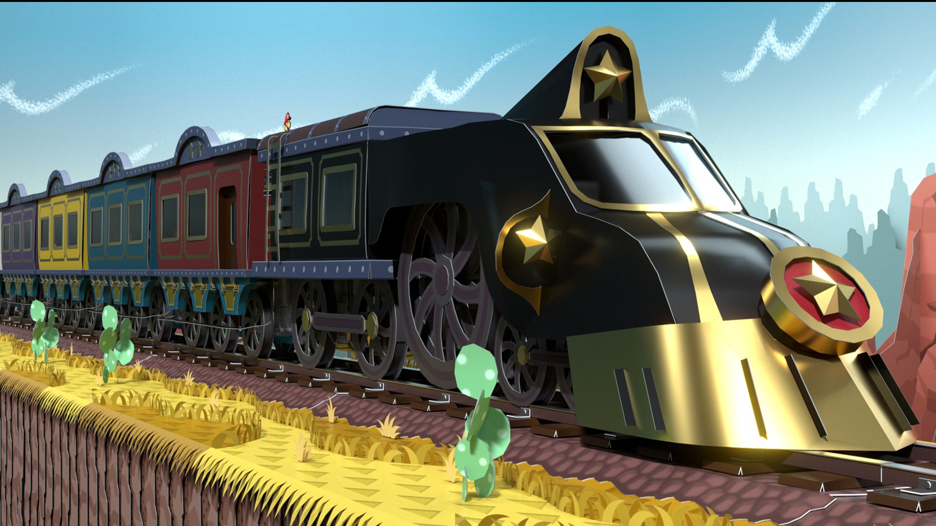 Download Paper Mario: The Thousand-Year Door (2024) HD Wallpaper