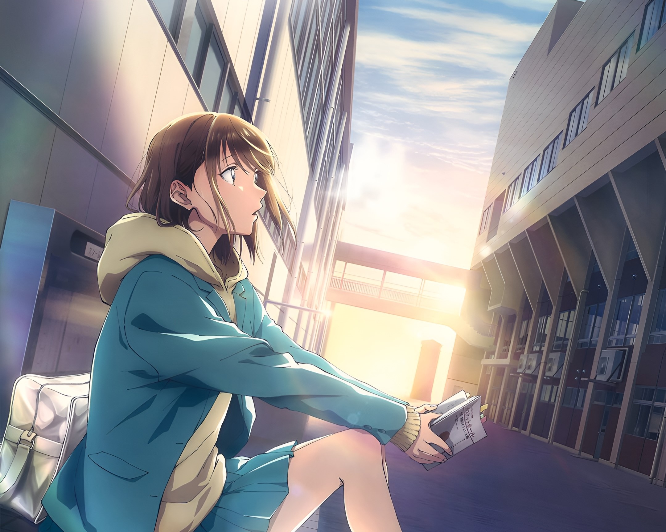 Download Anime Blue Box Chinatsu Kano HD Wallpaper
