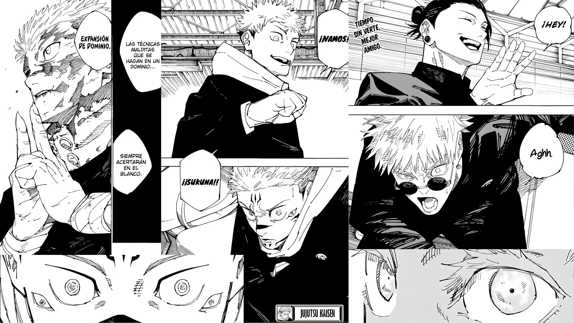 Jujutsu Kaisen Wallpaper Collage Manga 264 by JasonFRF