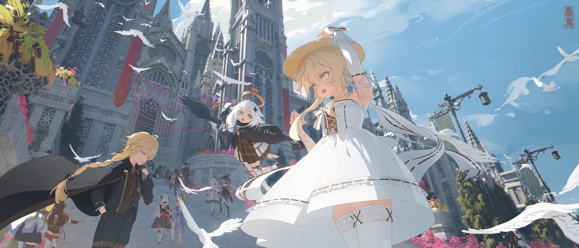 Genshin Impact 4K Ultra HD — Sunlit Cathedral Stroll by void_0 ...