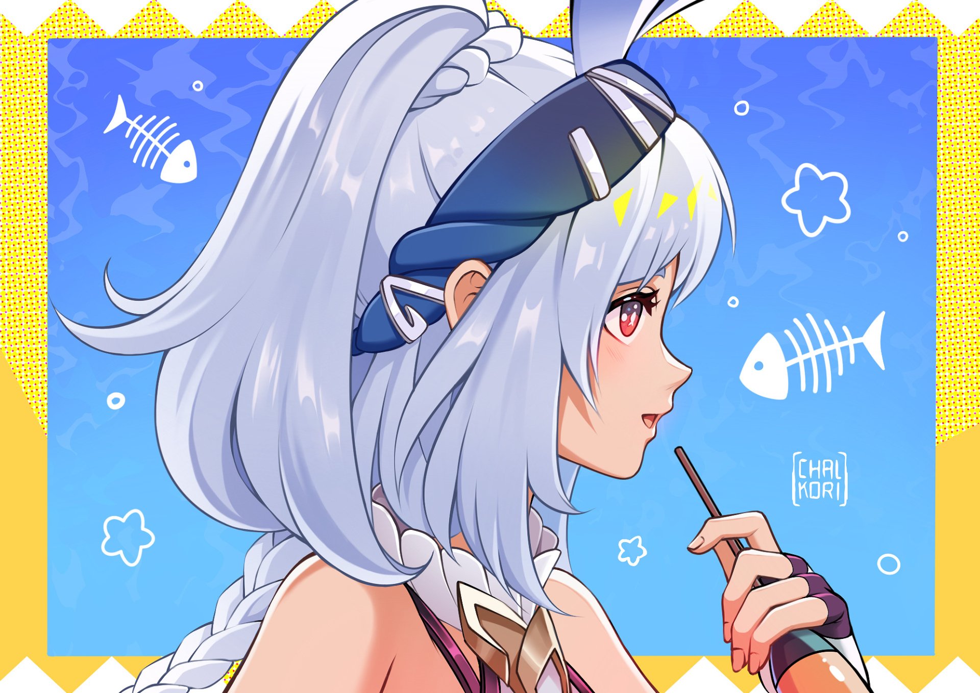 Genshin Impact Mualani HD Wallpaper by chalkori