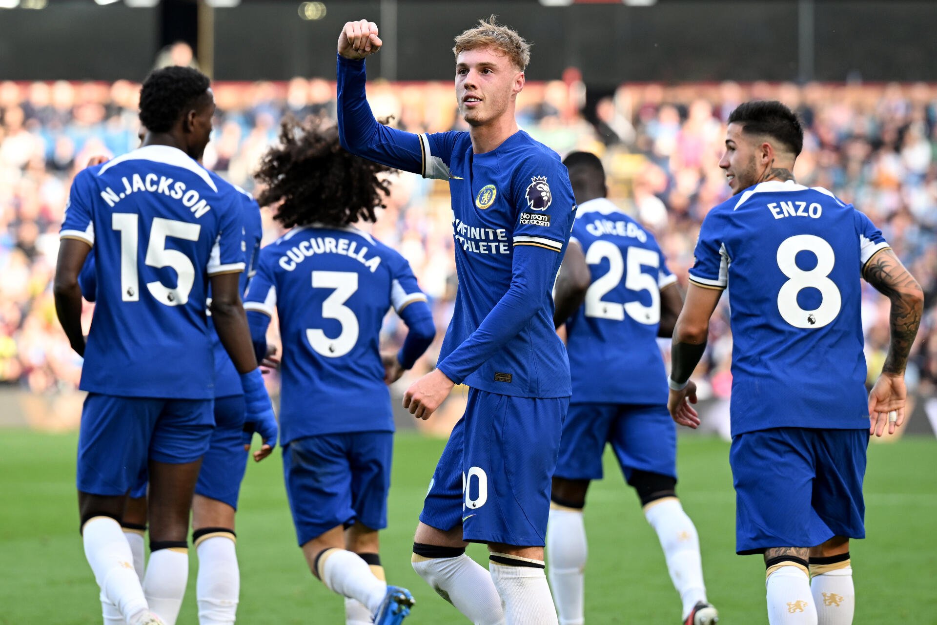 Cole Palmer Shines in Chelsea 4K Ultra HD Wallpaper Celebration