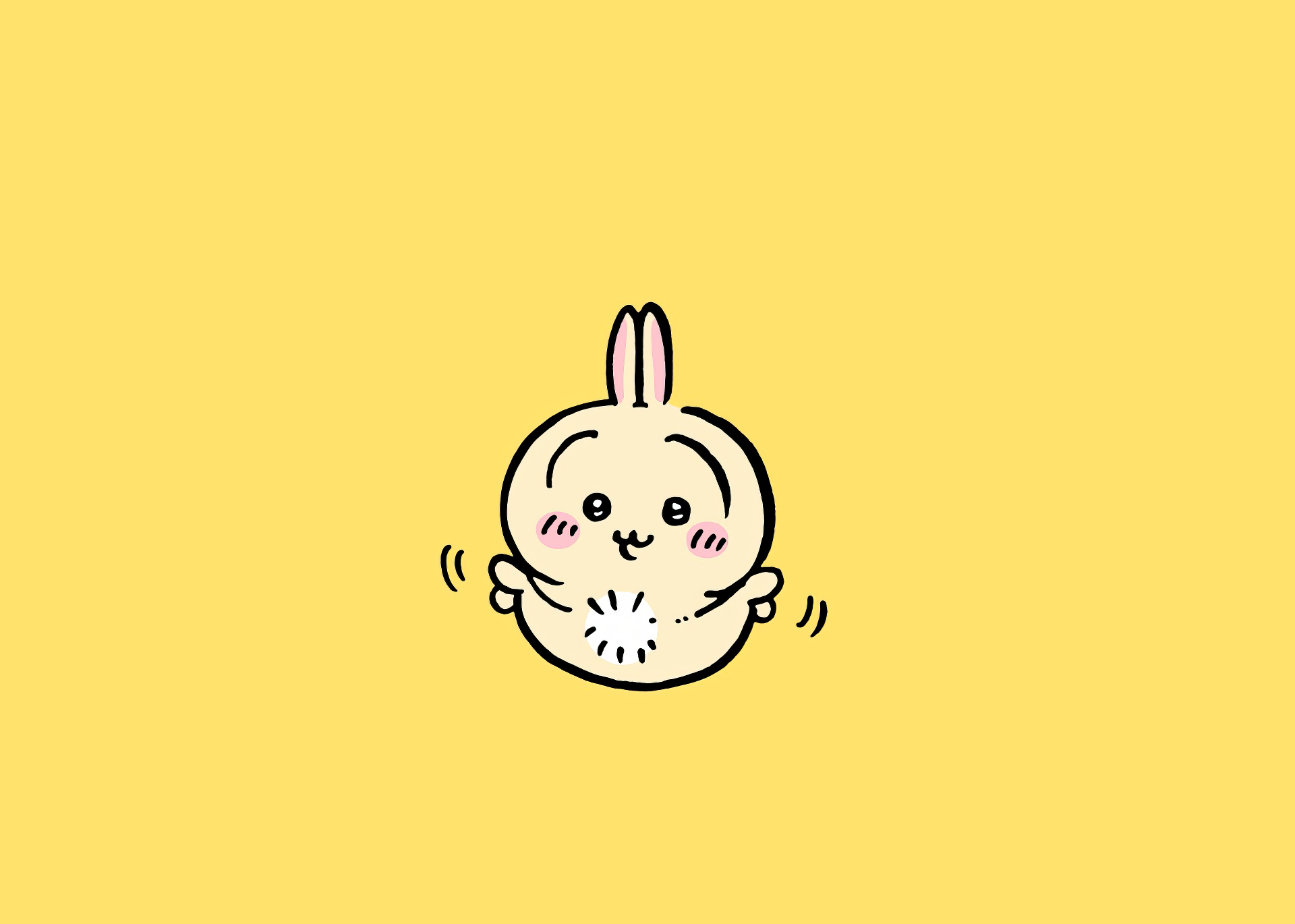 Chiikawa Anime HD Wallpaper: Adorable Bunny Delight