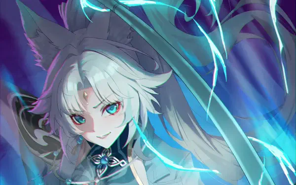 Feixiao from Honkai: Star Rail - Stunning HD Wallpaper by 酞青蓝蓝蓝