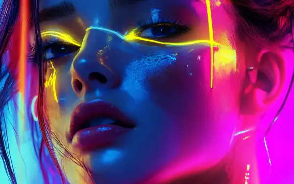 Neon Girl Wallpapers