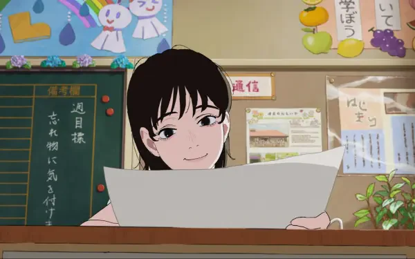 HD Wallpaper: Anime Look Back Moments