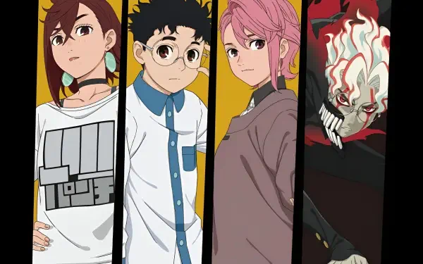 Dandadan Anime HD Wallpaper Featuring Ken Takakura's Fierce Edge