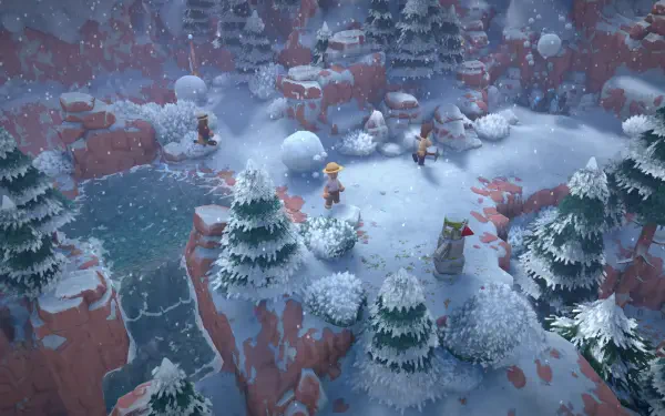 HD Wallpaper of Luma Island in a Stunning Video Game Landscape