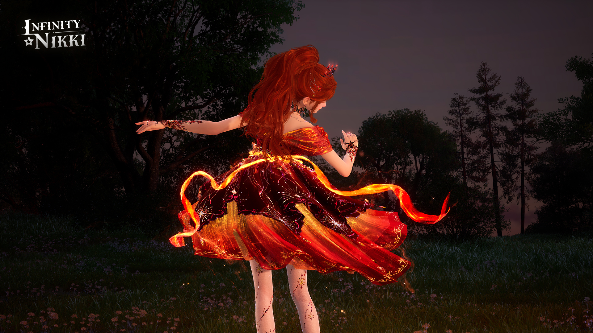 Infinity Nikki HD Wallpaper: Enchanting Dance of Light