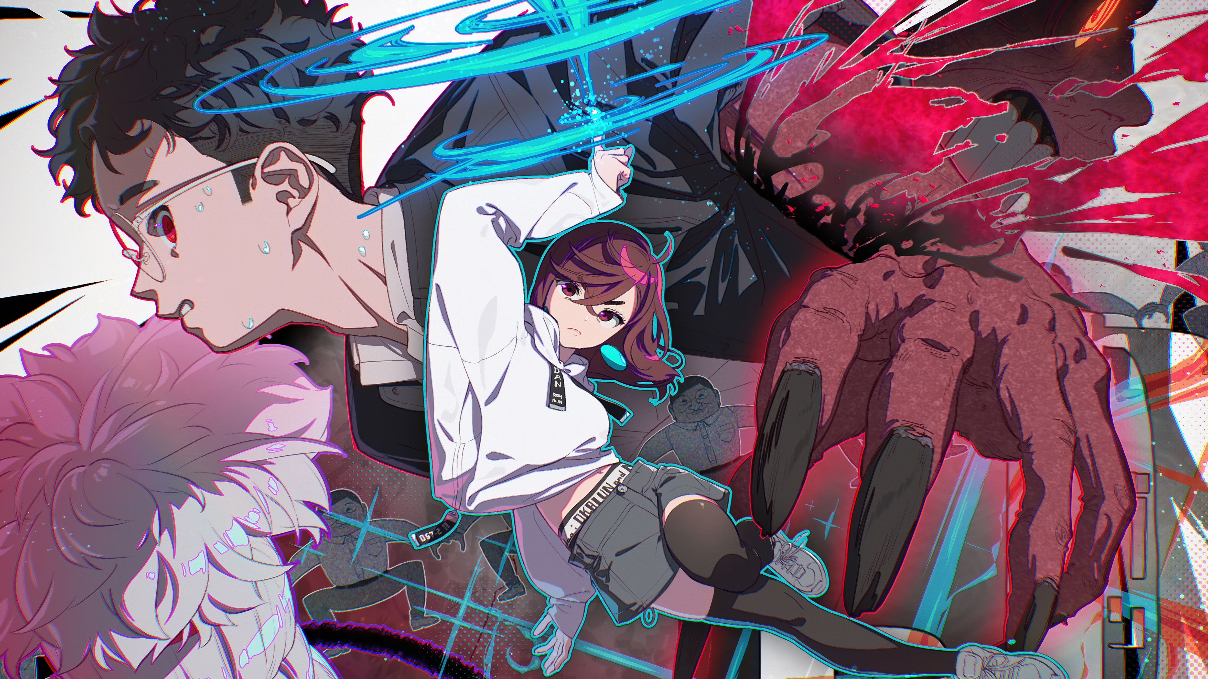 Dandadan 4K: Momo Ayase & Silver-Screen Sentinel