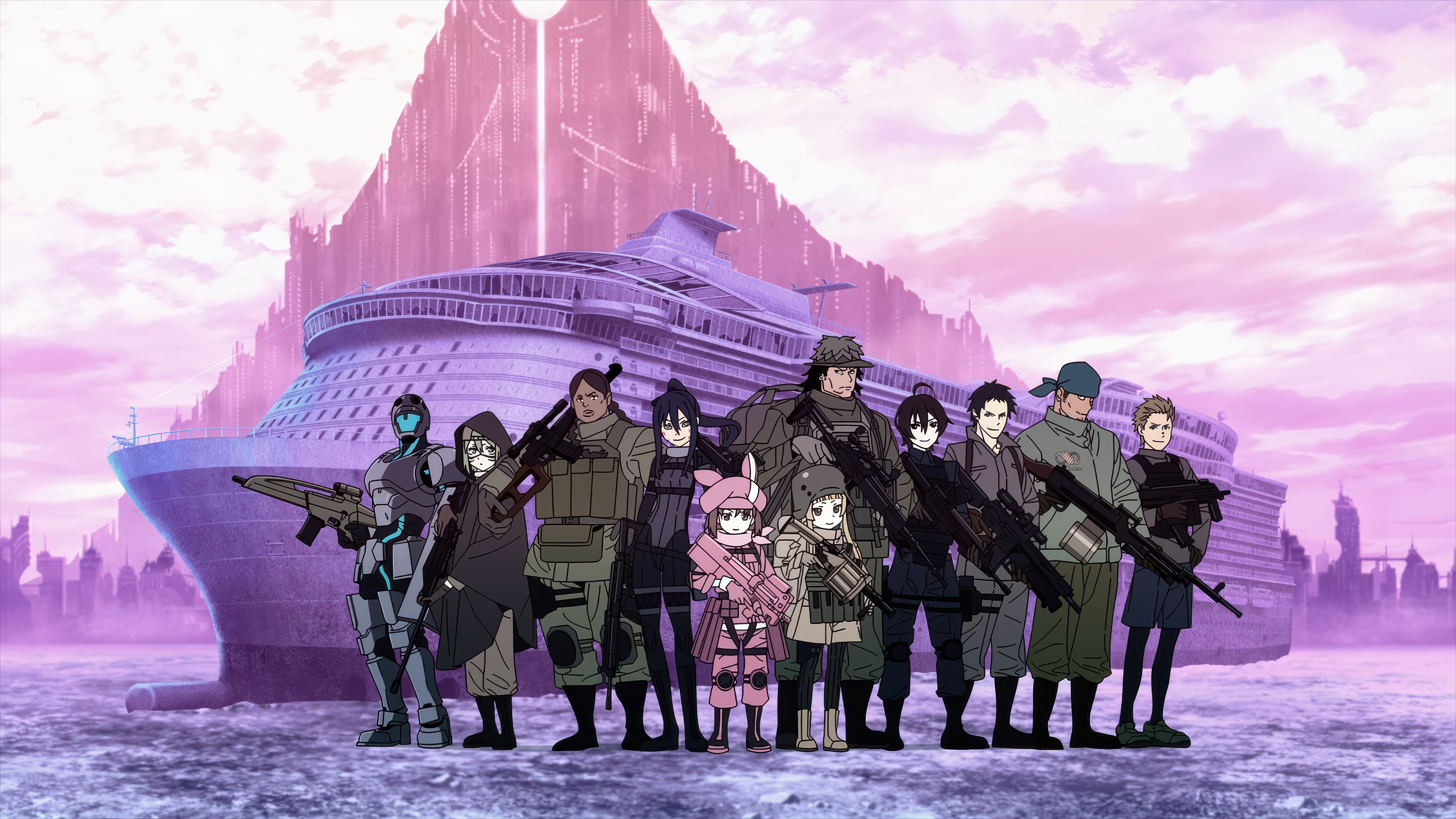 Download Gun Gale Online 4k Ultra HD Wallpaper