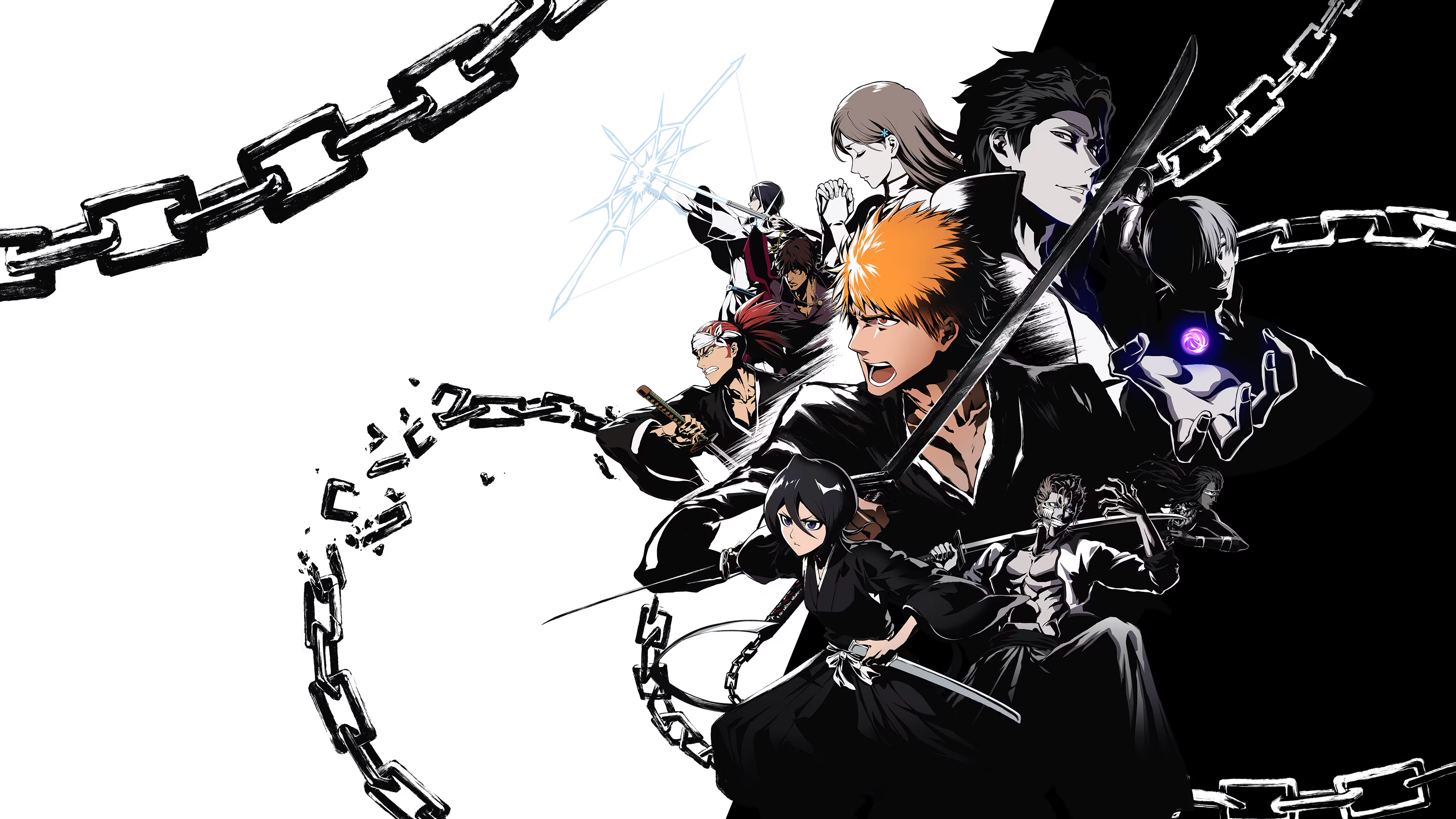 Bleach Ultimate 4K: Soul Reapers Unleashed Wallpaper