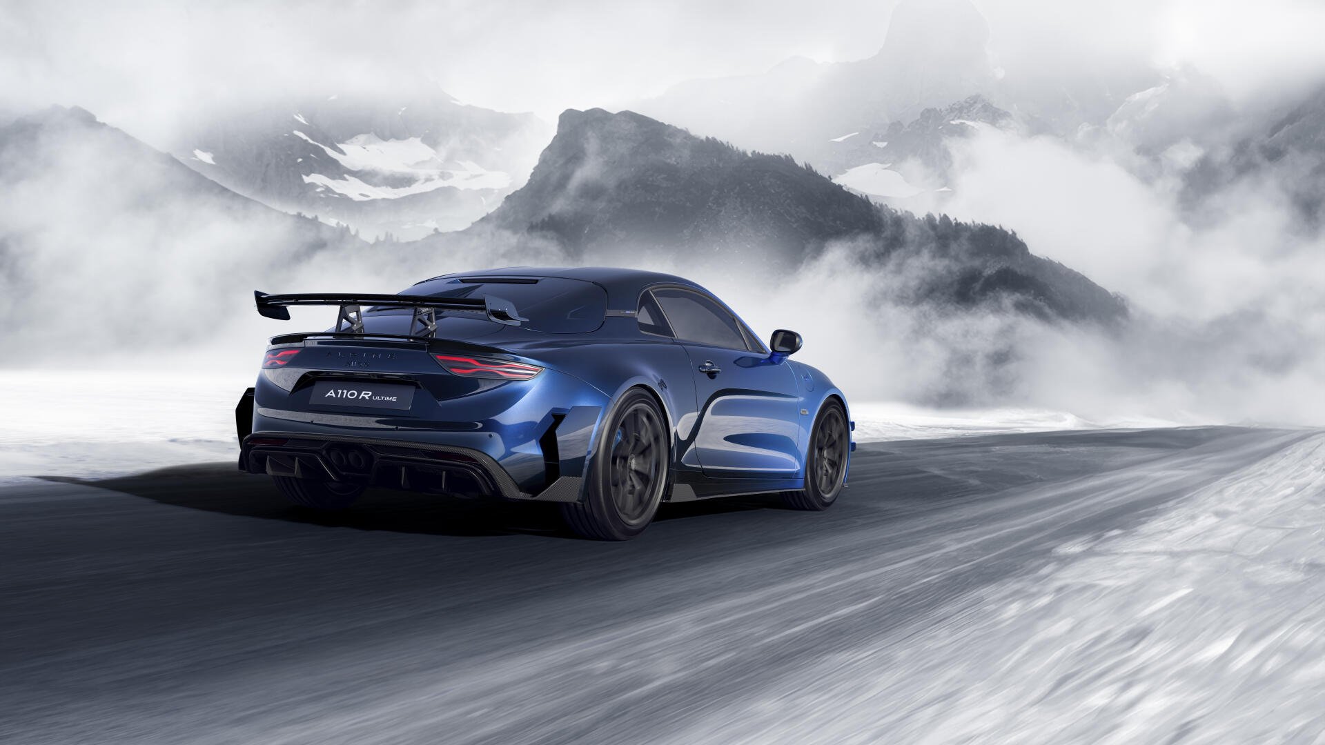 Alpine A110 R Ultime: Stunning 8K Ultra HD Wallpaper