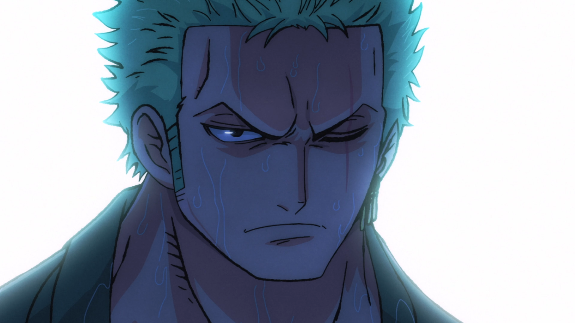 Roronoa Zoro HD Anime Wallpaper – One Piece's Fierce Swordsman Spotlight
