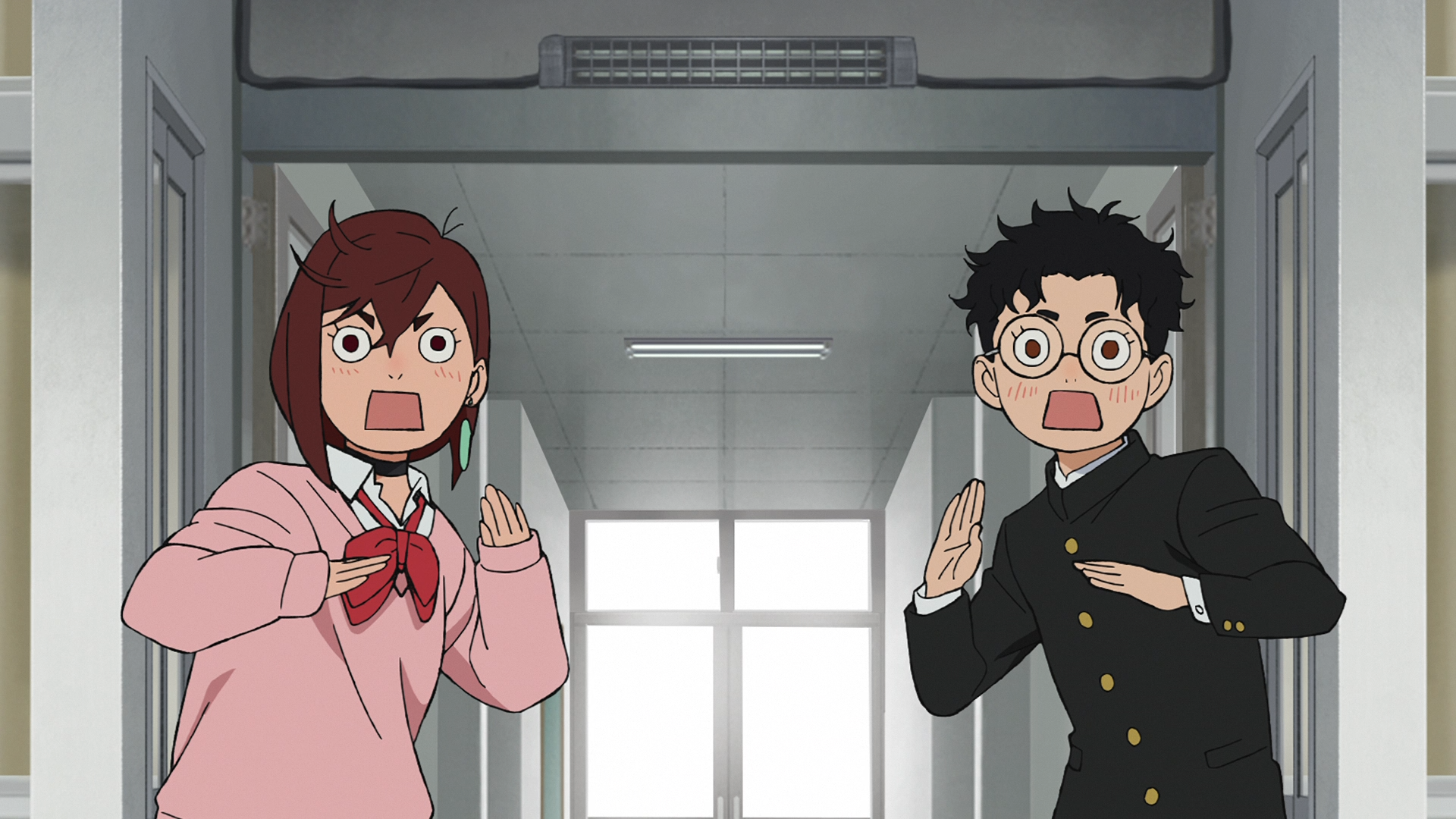 Dandadan HD Wallpaper: Momo Ayase & Ken Takakura in Action!