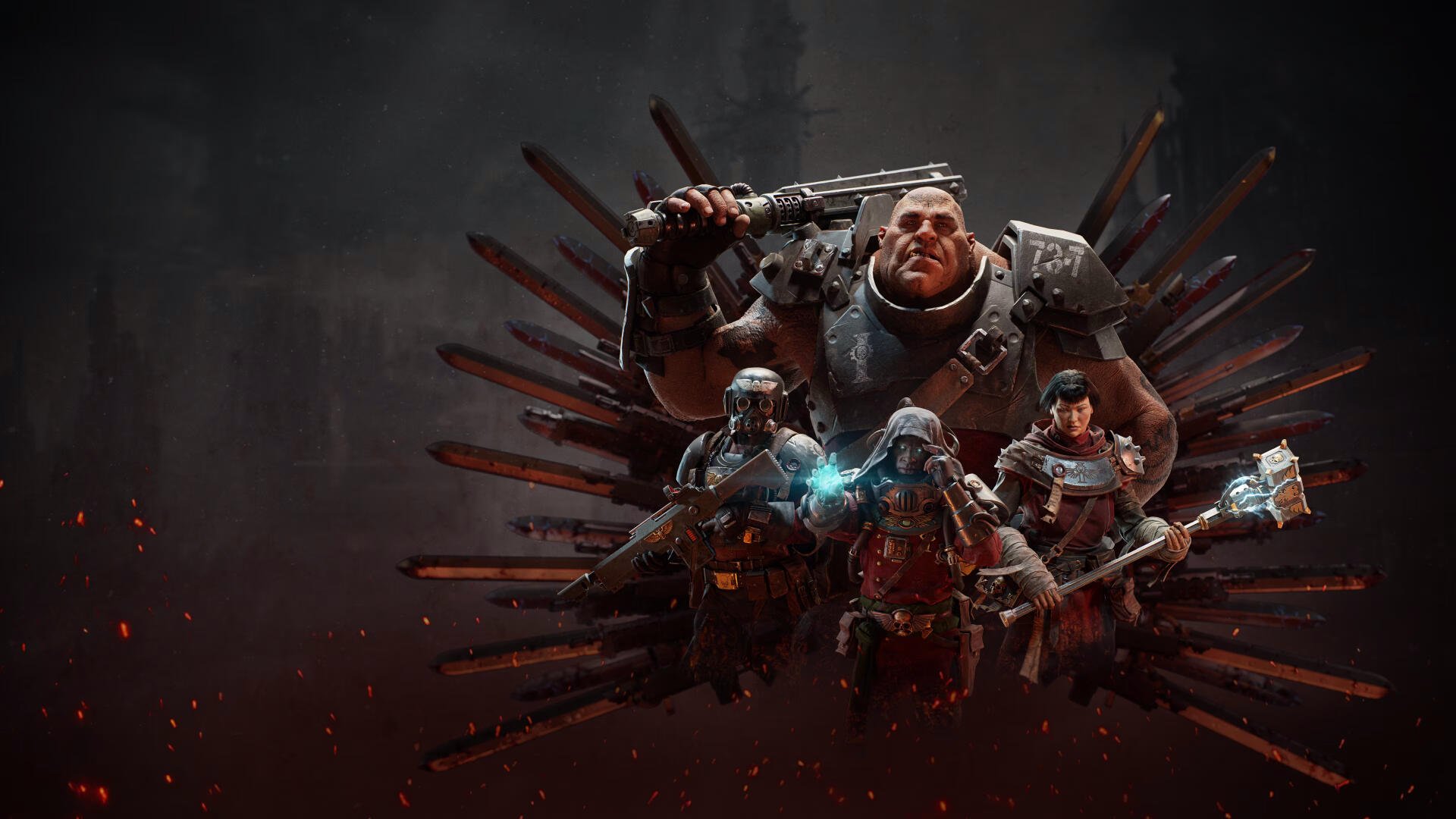 Warhammer 40,000: Darktide - 4K Ultra HD Epic Battle Wallpaper