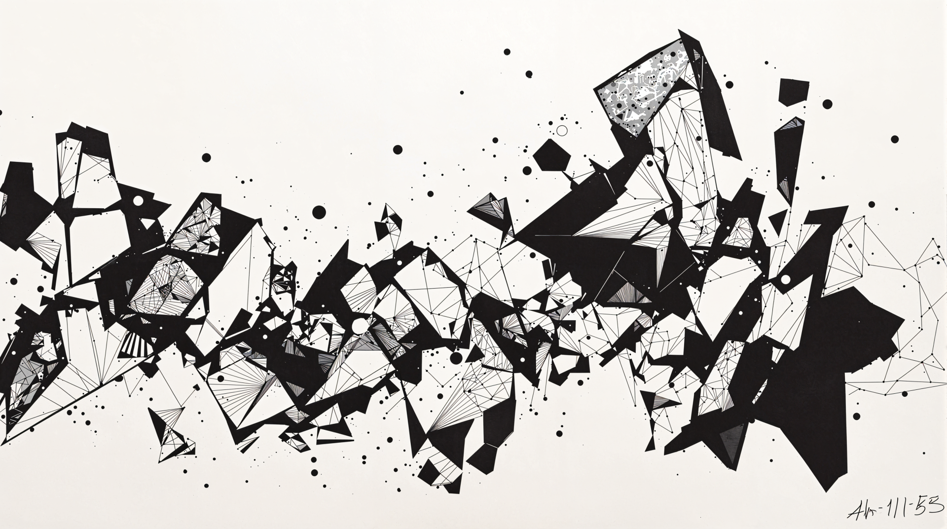 Dynamic Ink Burst - 4K Ultra HD Wallpaper by QuantumCurator