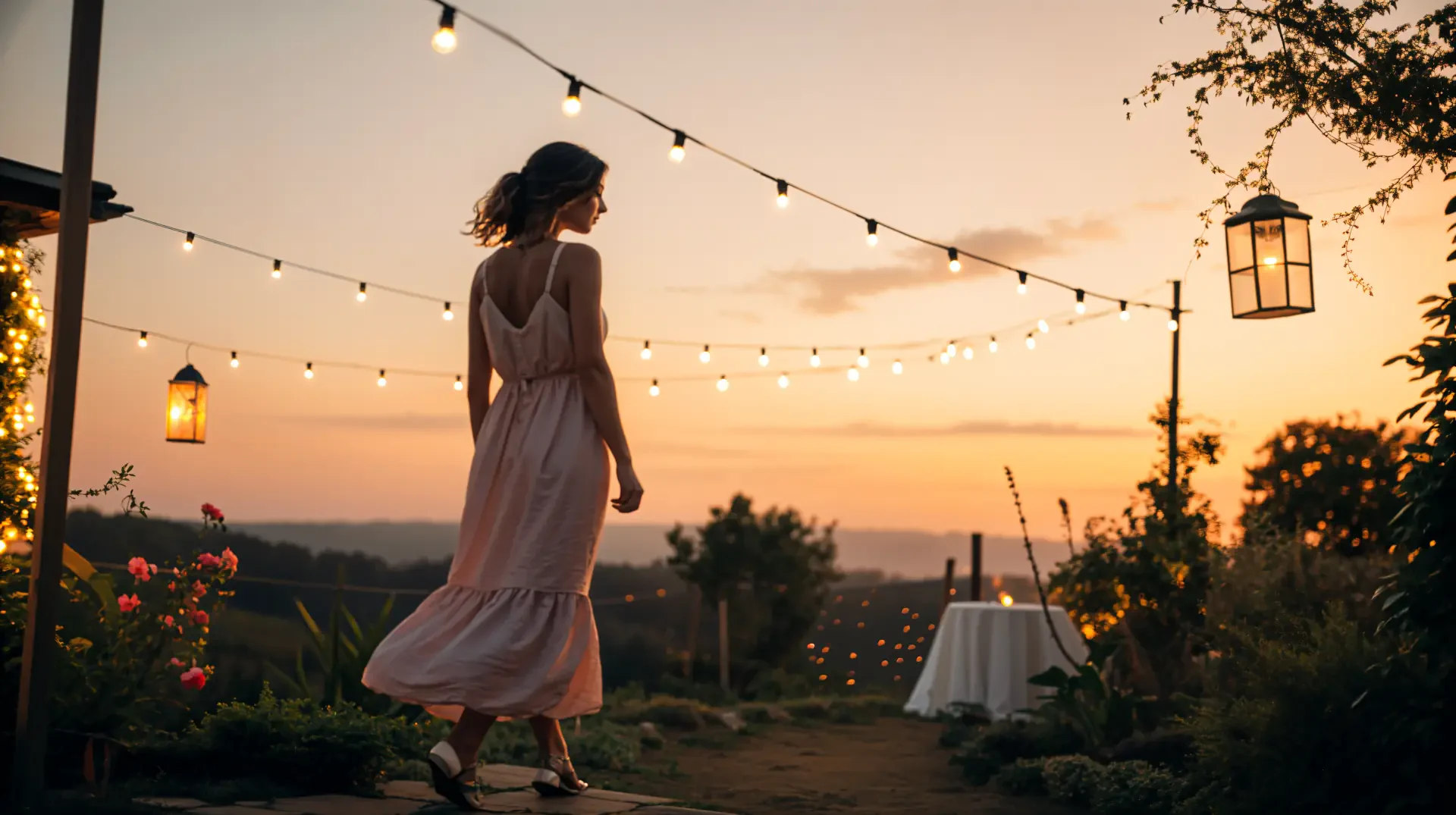 Sundress Serenity: A 4K Ultra HD Sunset Wallpaper Delight by QuantumCurator