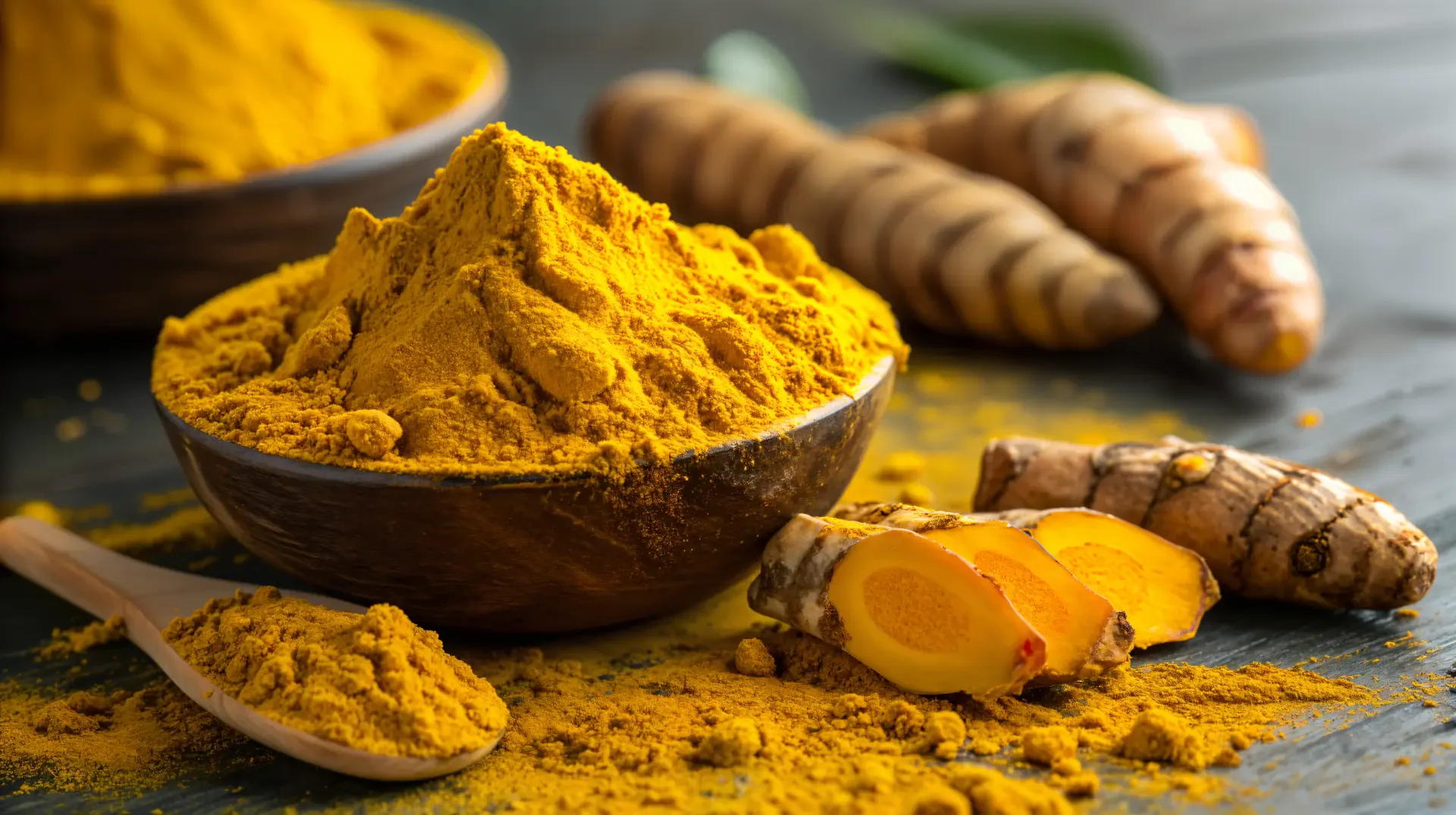 Vibrant Turmeric: A Stunning 4K Ultra HD Wallpaper by QuantumCurator