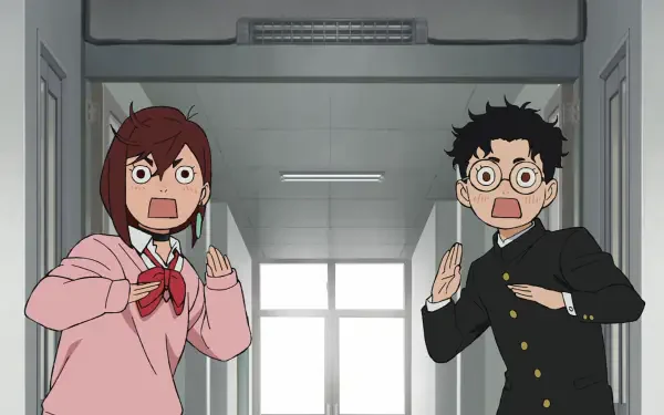 Momo Ayase Unleashed: Dandadan 4K Ultra HD Anime Wallpaper by MichiruYami