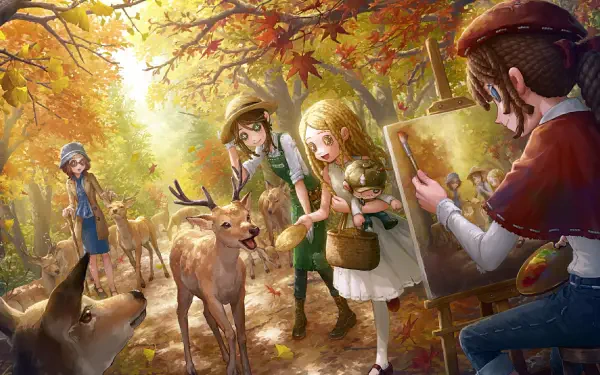 Identity V HD Wallpaper – Captivating Art from the Iconic Video Game