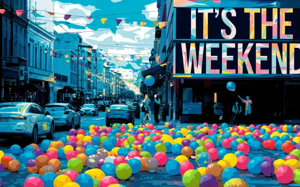 Weekend Vibes: 4K Ultra HD Wallpaper by QuantumCurator