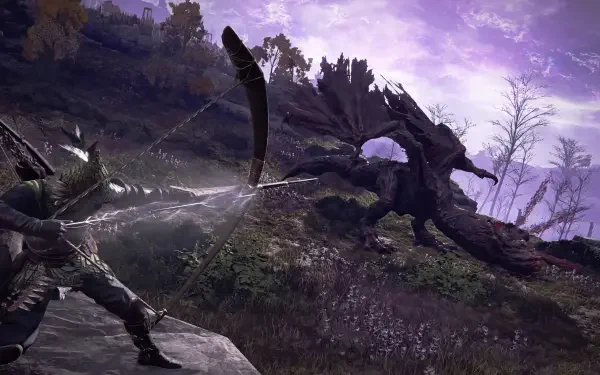 Elden Ring Nightreign Aura 4K Ultra HD Wallpaper – Epic Video Game Scene