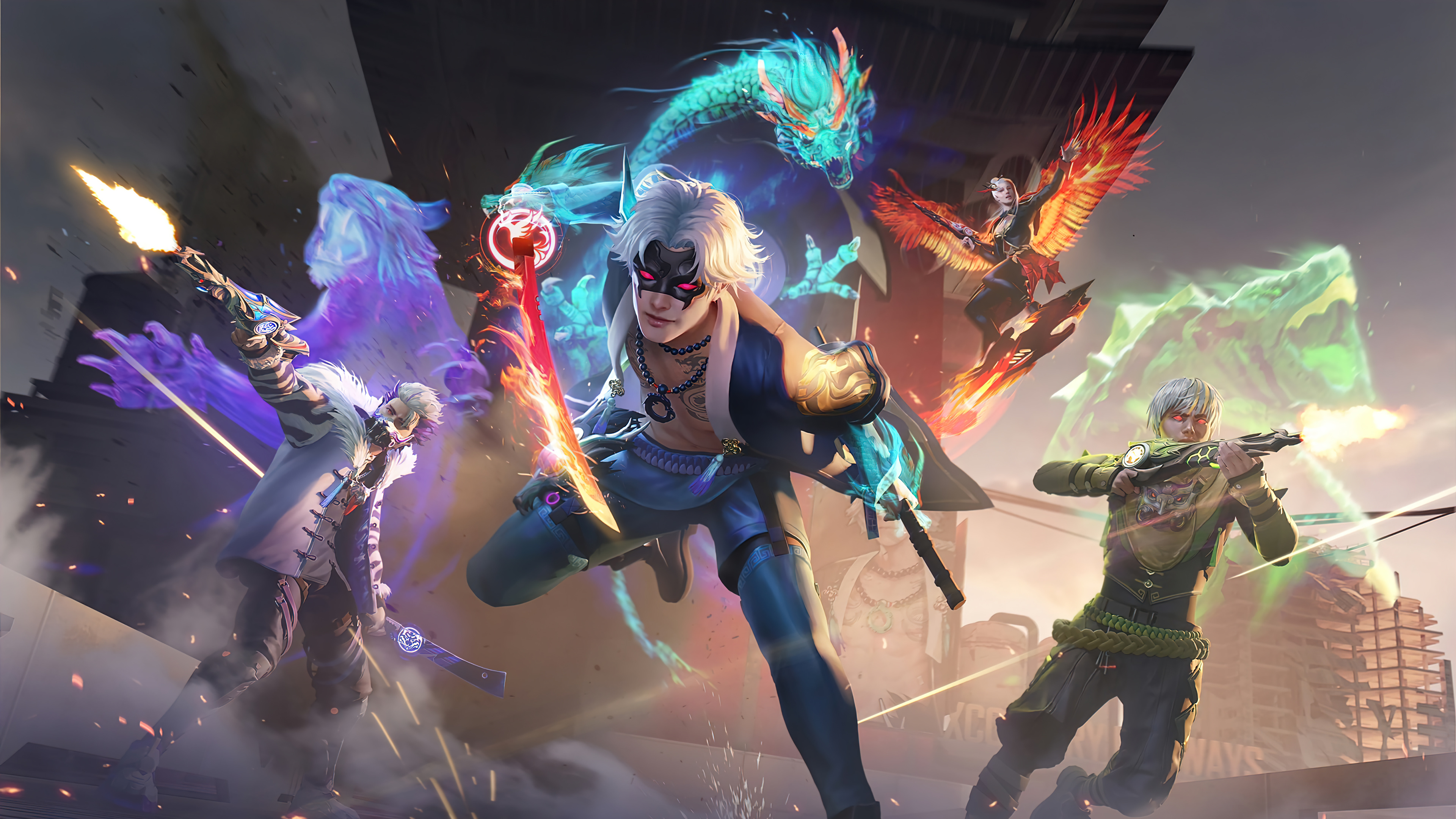 Download Video Game Garena Free Fire 4k Ultra HD Wallpaper