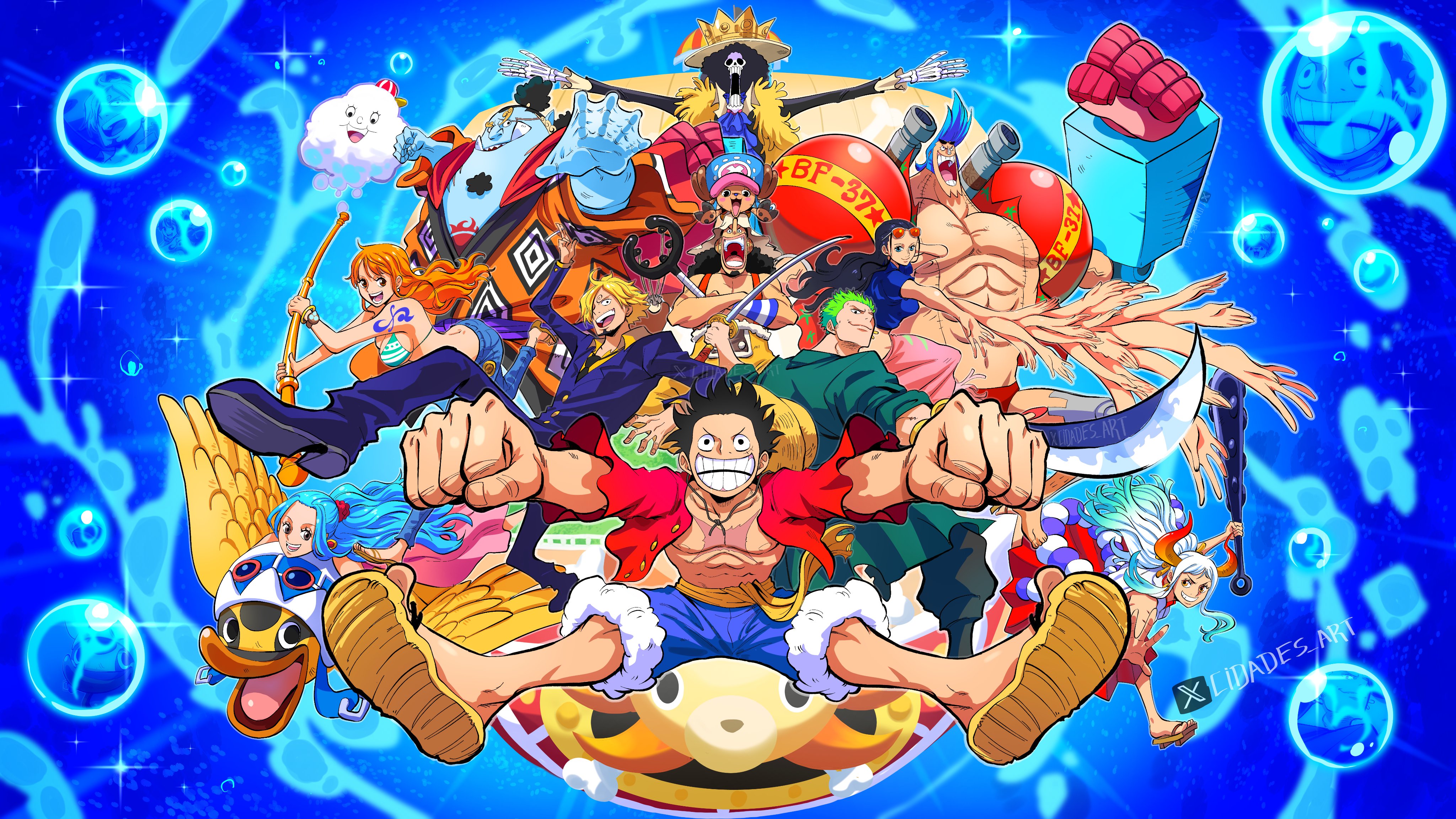 Download Anime One Piece 4k Ultra HD Wallpaper by Cidades_Art