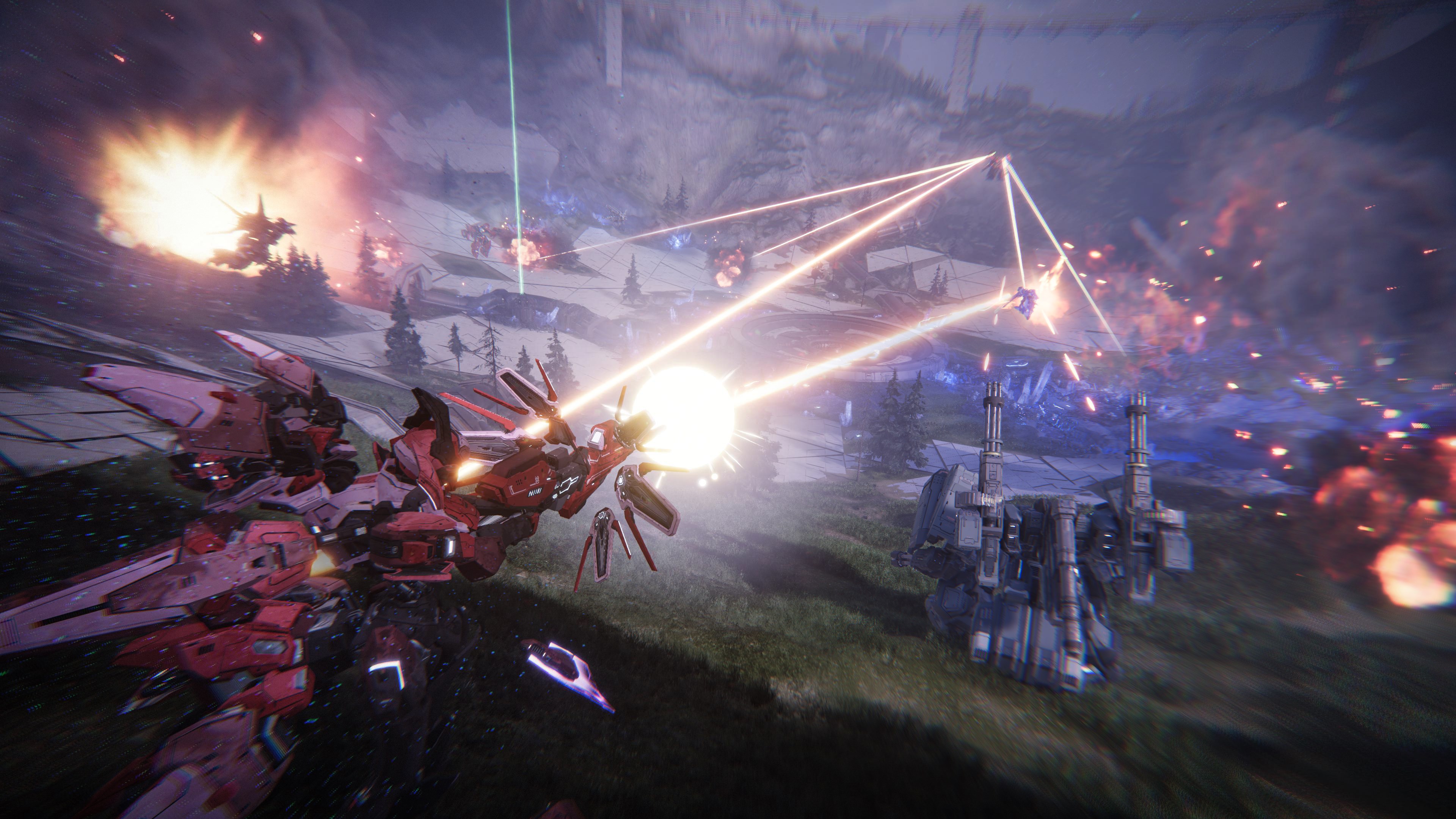 4K Ultra HD Mecha BREAK Action – Epic Video Game Battle Wallpaper