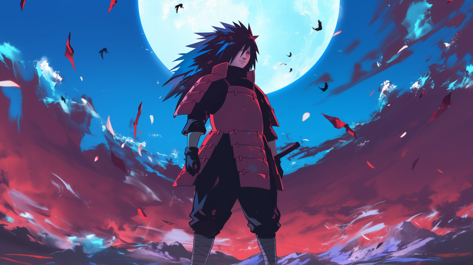 Madara Uchiha HD Wallpaper: A Stunning Anime Masterpiece by patrika