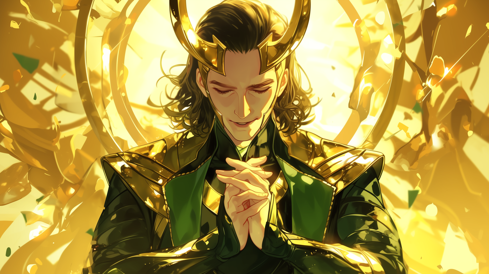 Epic Loki HD Wallpaper: Marvel Comic Masterpiece by patrika