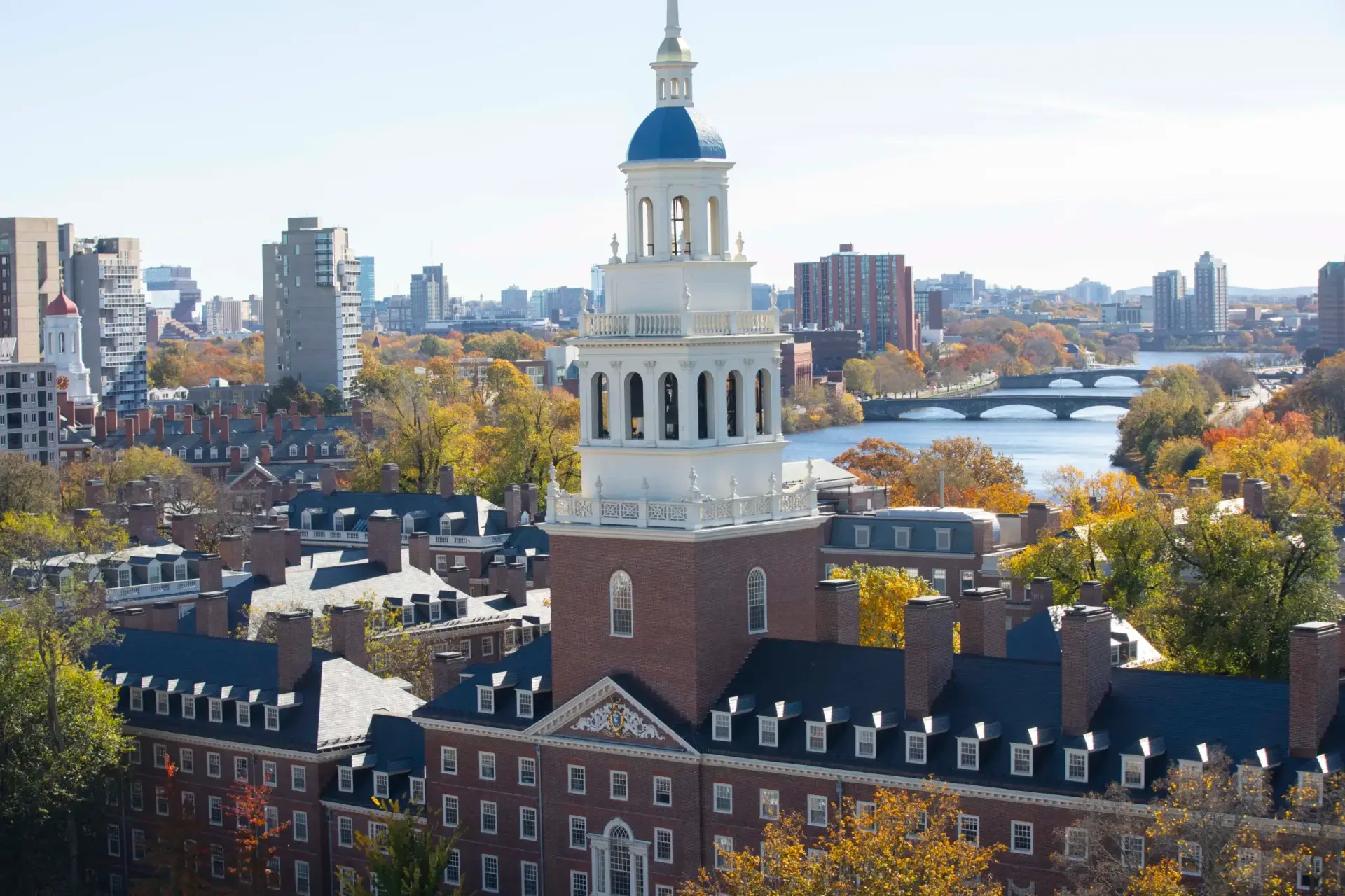 Cambridge Harvard University Cityscape HD Wallpaper
