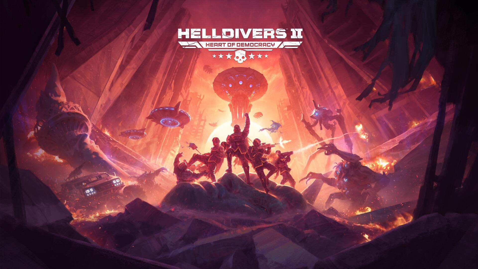 Helldivers 2 4K Ultra HD Wallpaper – Epic Gaming Art Showcase