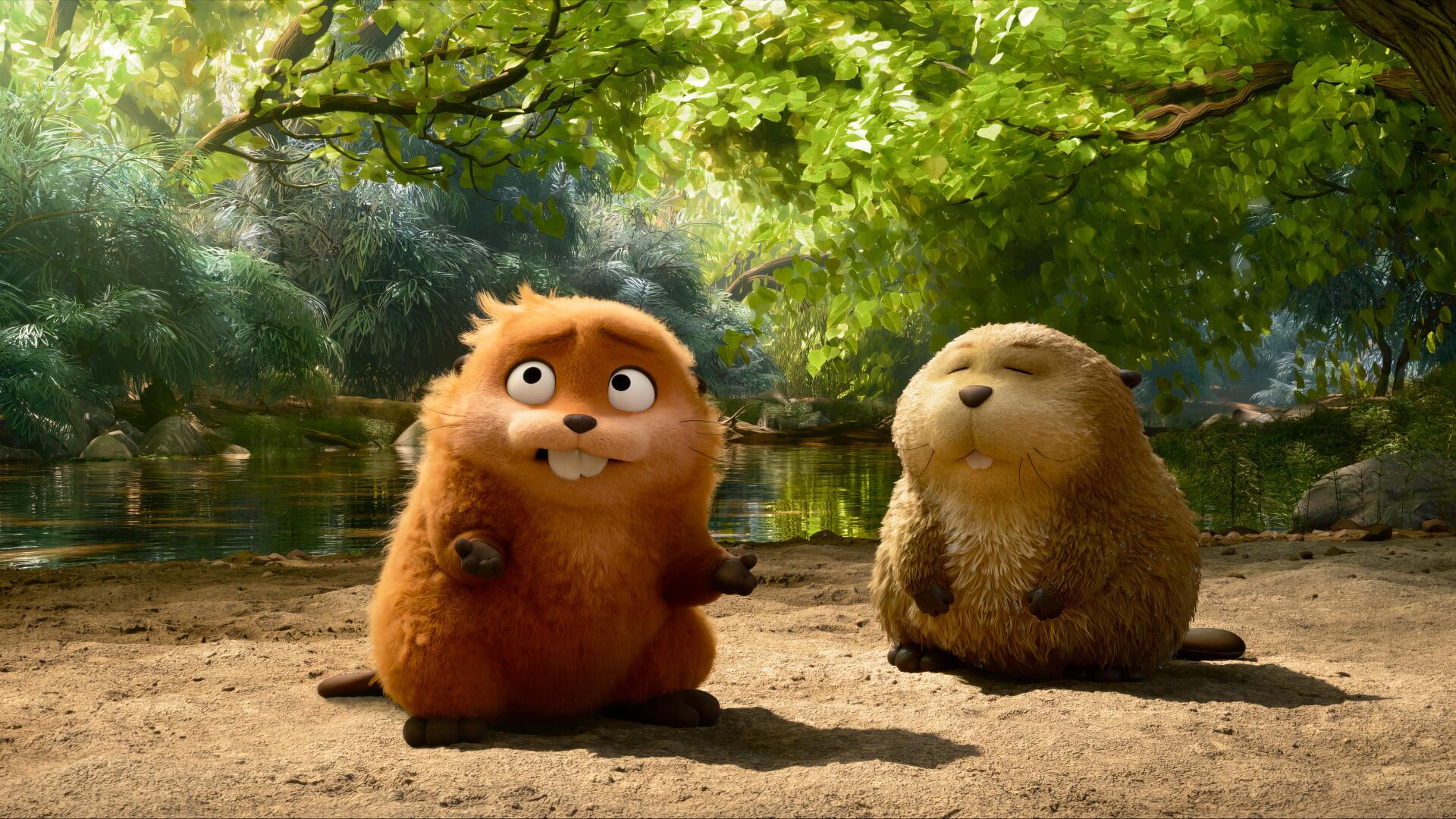 Hoppers Beaver Buddies 4K Ultra HD Wallpaper