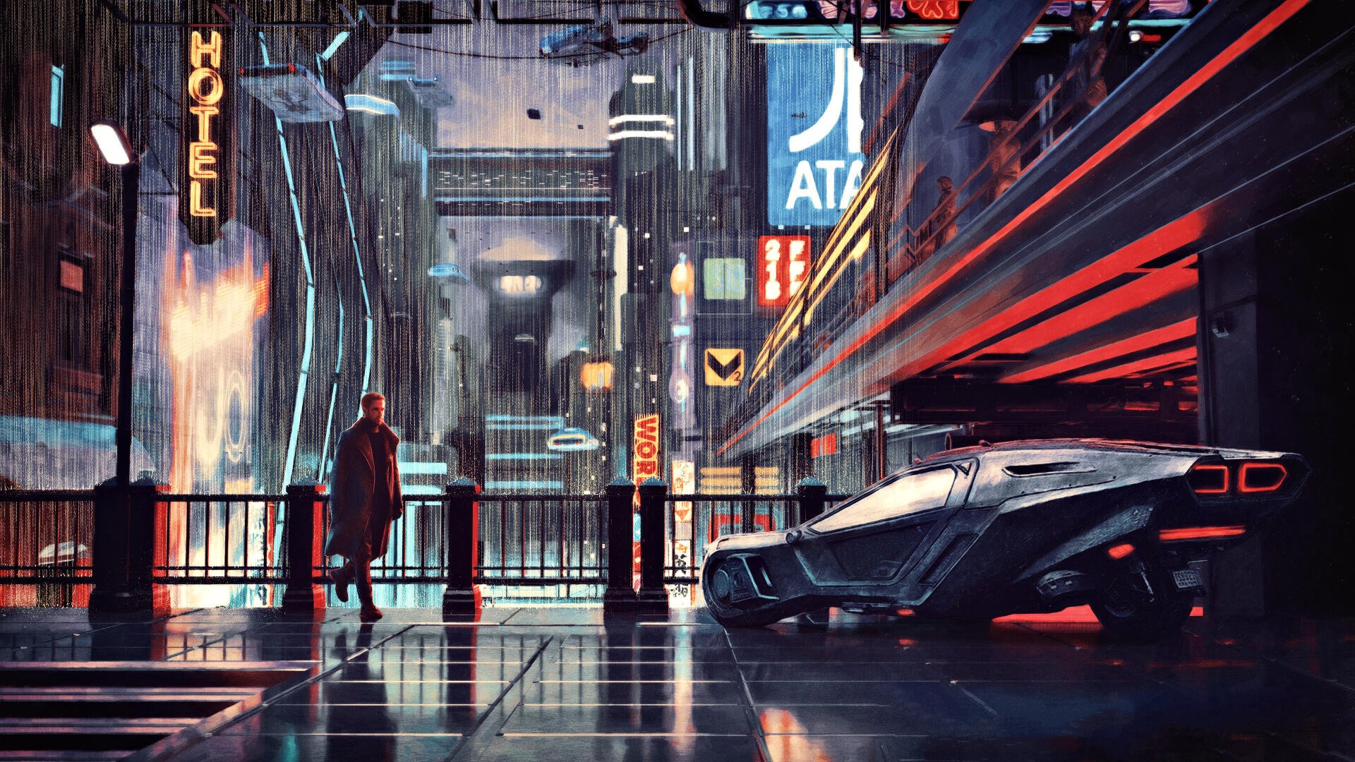 Blade Runner 2049 — Neon Metropolis 4K Wallpaper