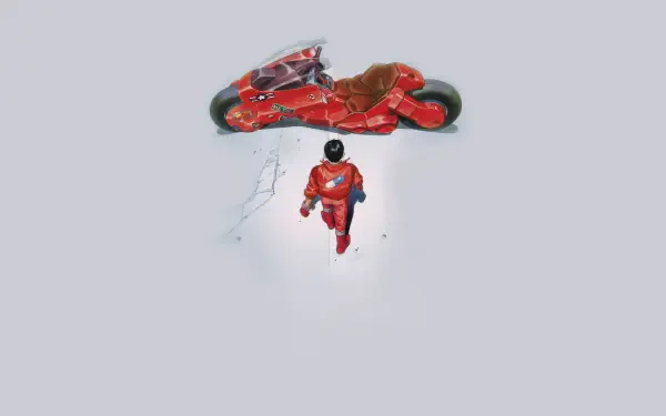 Akira — 4K Ultra HD: Kaneda's Iconic Red Bike