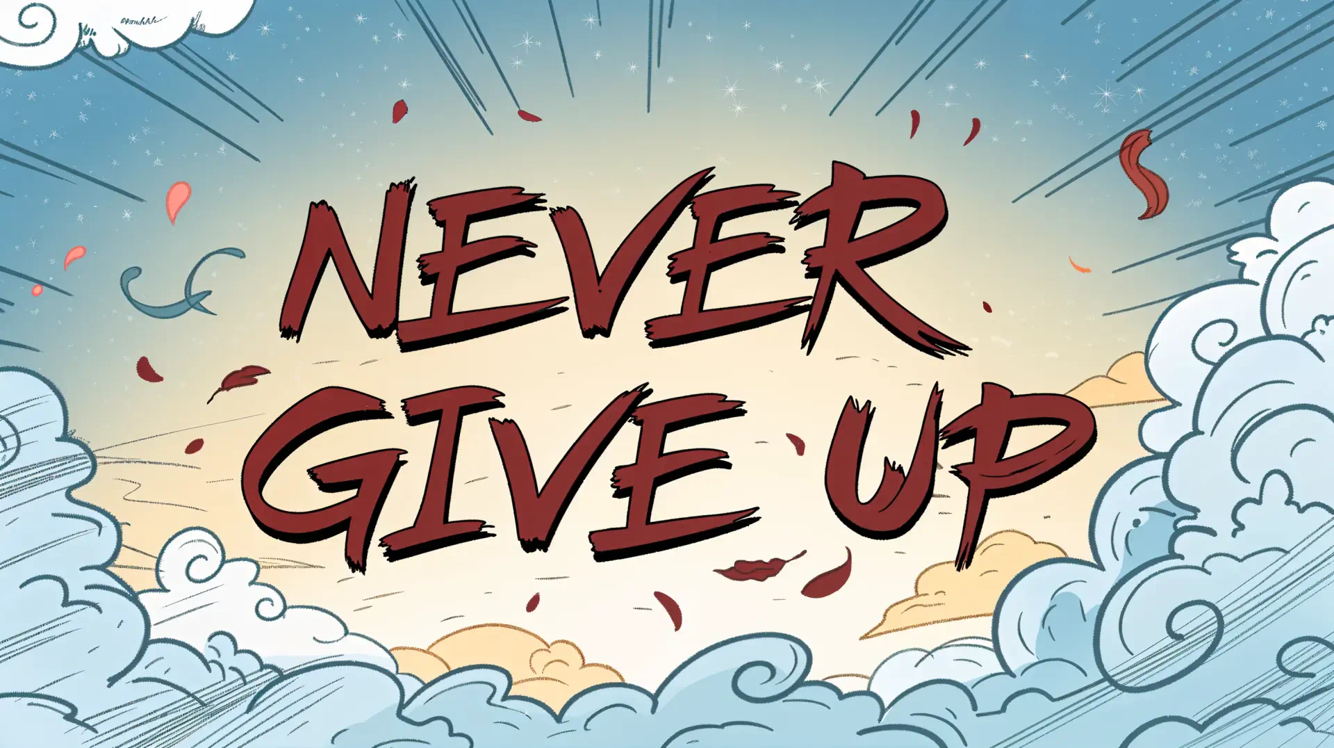 Never Give Up - Desktop Wallpapers, Phone Wallpaper, PFP, Gifs, and More!