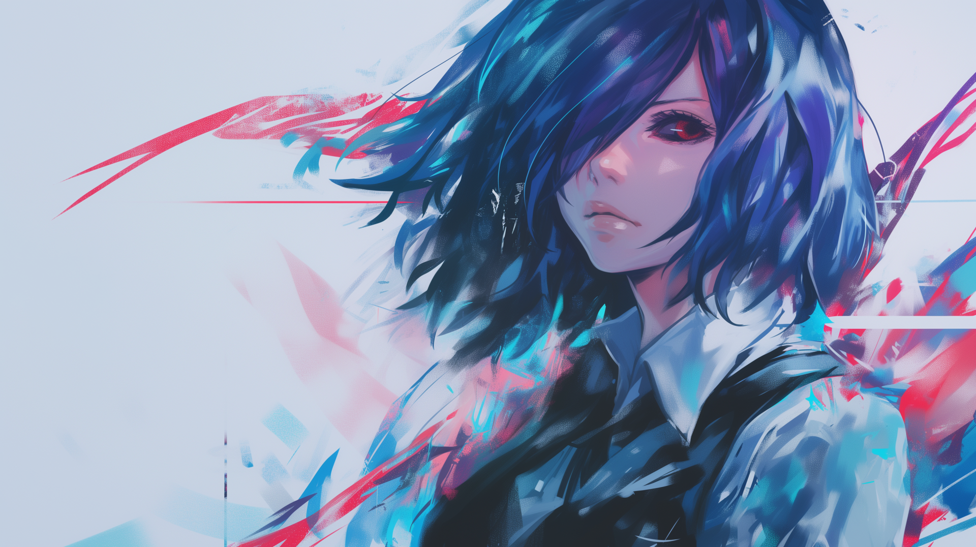 Touka Kirishima — Azure Night / Tokyo Ghoul: Quiet Blade / HD Touka ...
