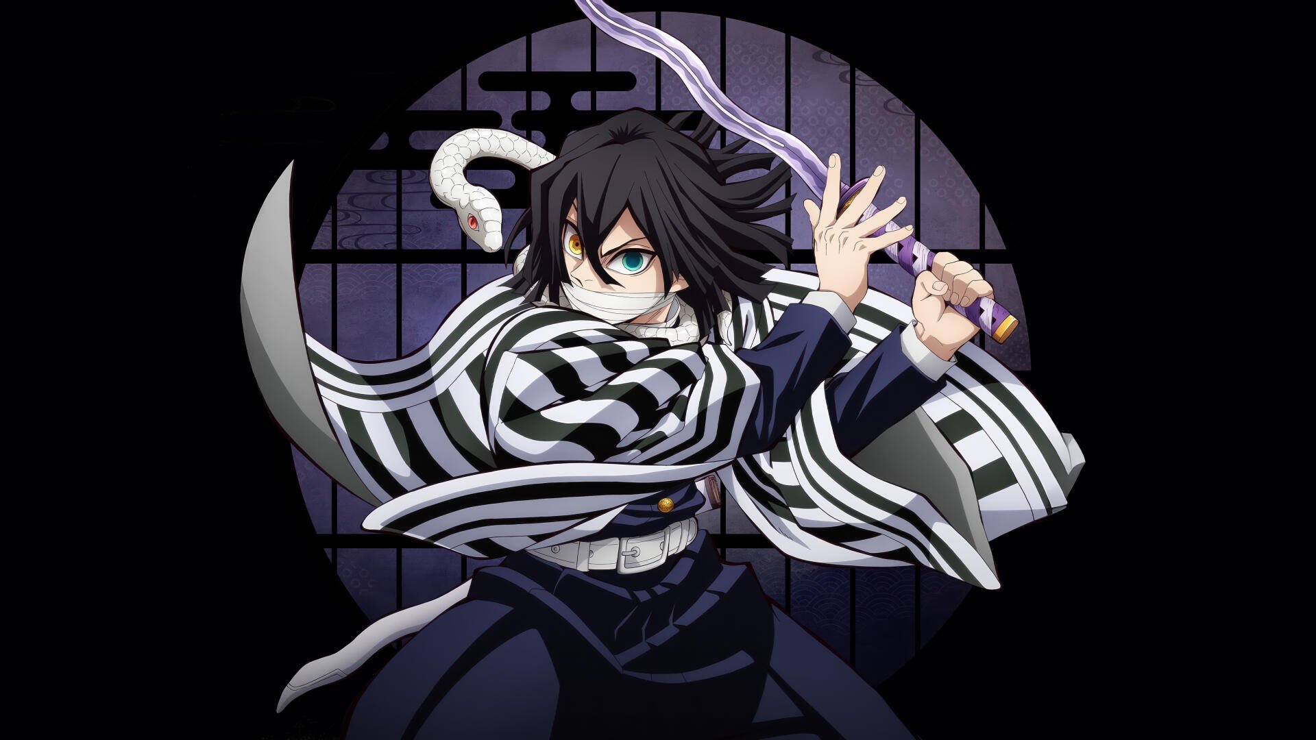 Demon Slayer 4K Ultra HD — Serpent Hashira Wallpaper