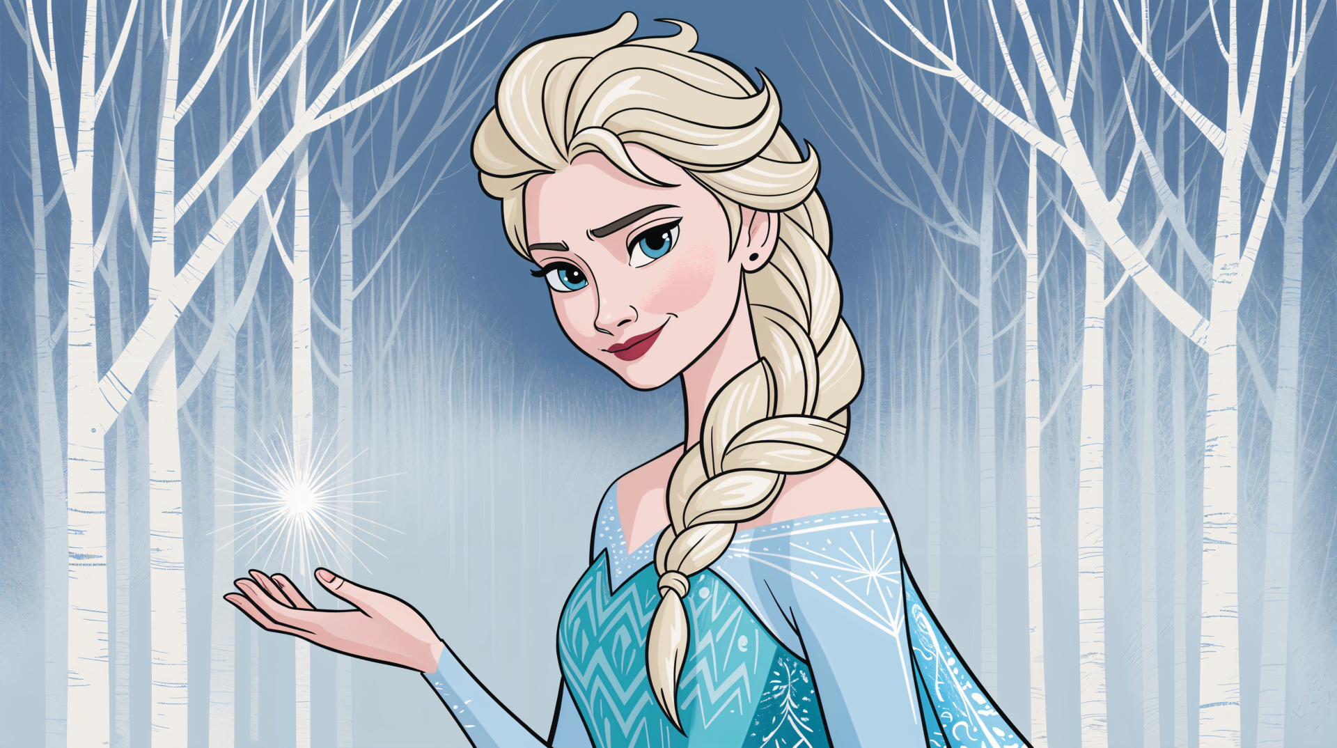 Arctic Queen Elsa - 4K Ultra HD Wallpaper by QuantumCurator