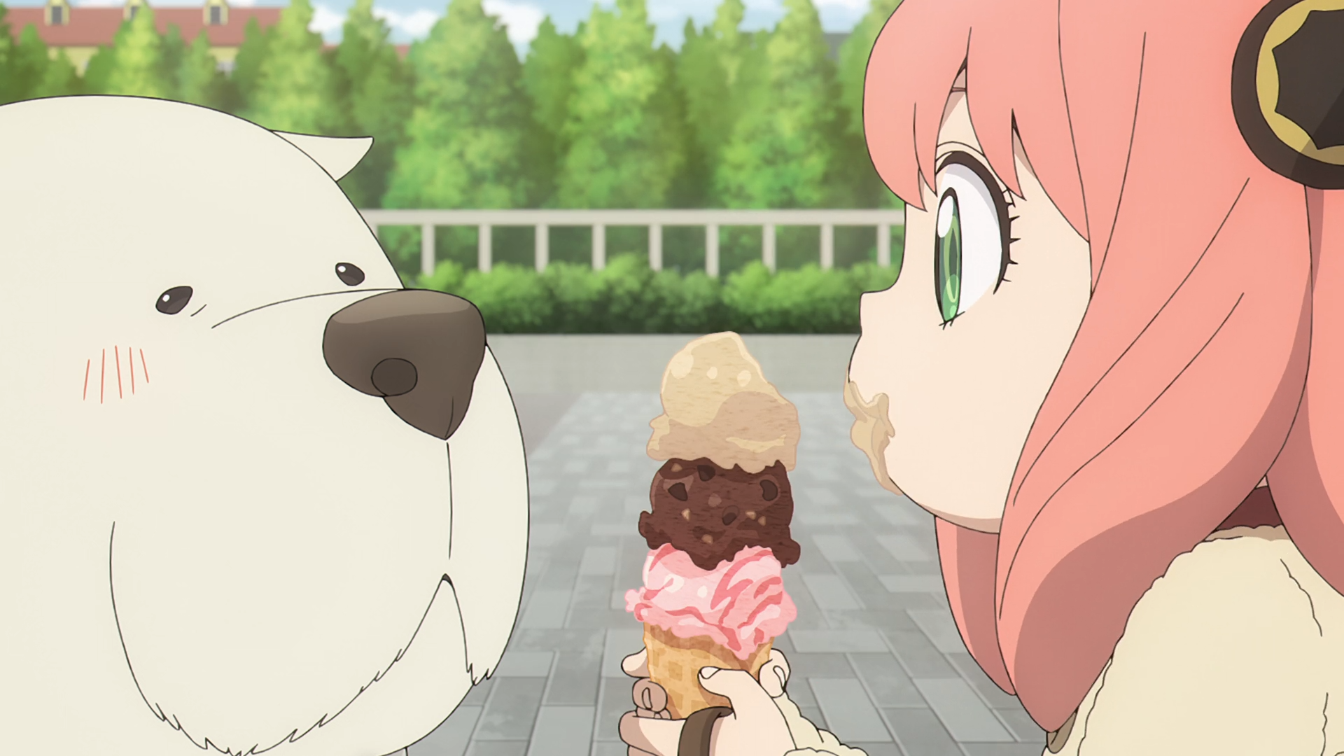 Anya & Bond: Sweet Ice Cream Day — Spy x Family HD Wallpaper ...
