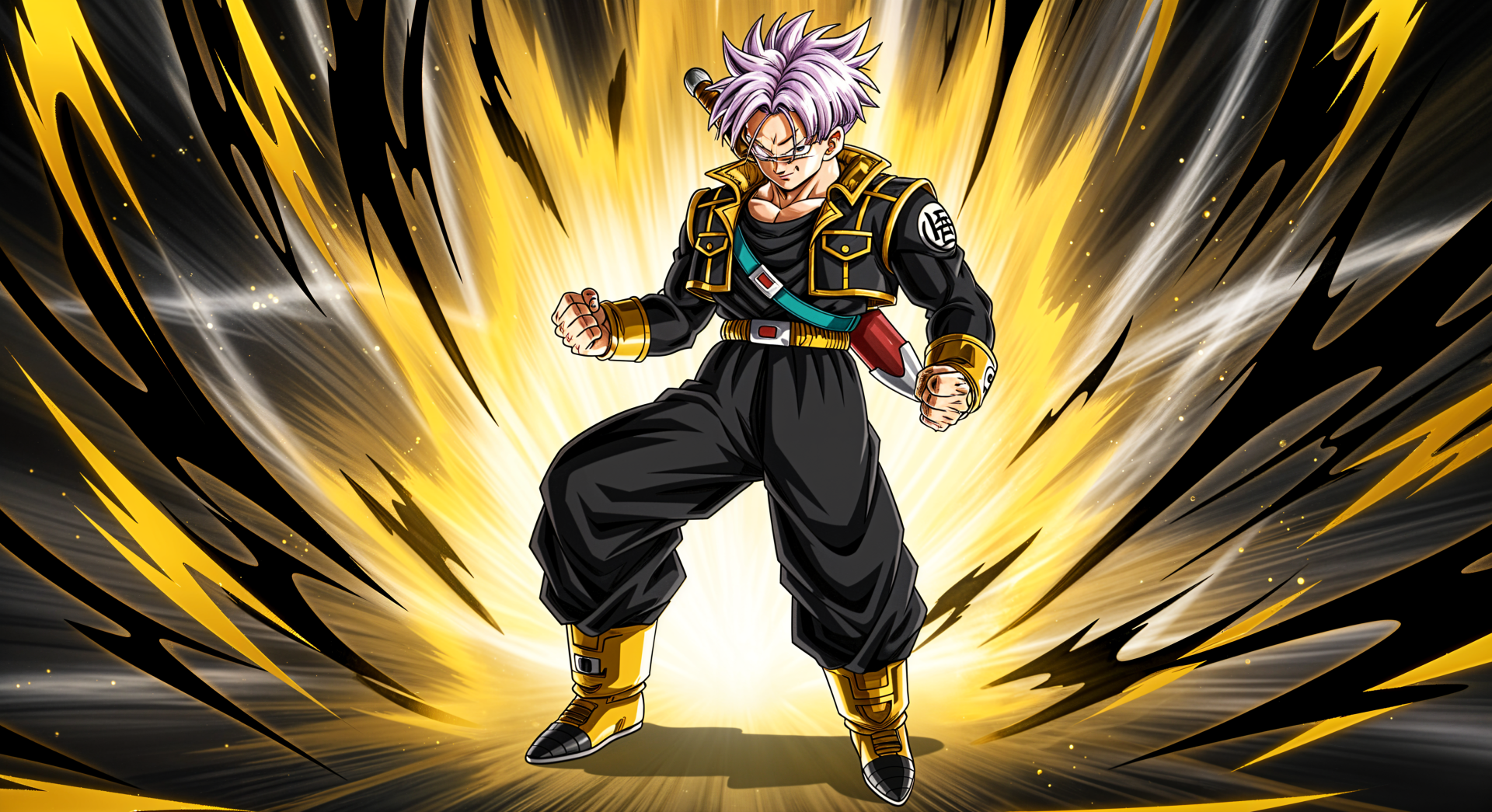 Future Trunks 4K Ultra HD — Ascendant Aura Wallpaper by QuantumCurator