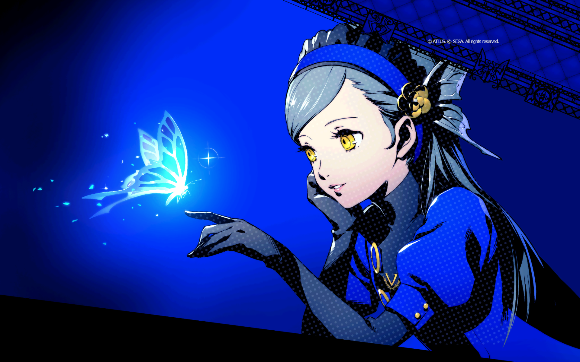 Persona 5: Blue Butterfly — HD Wallpaper