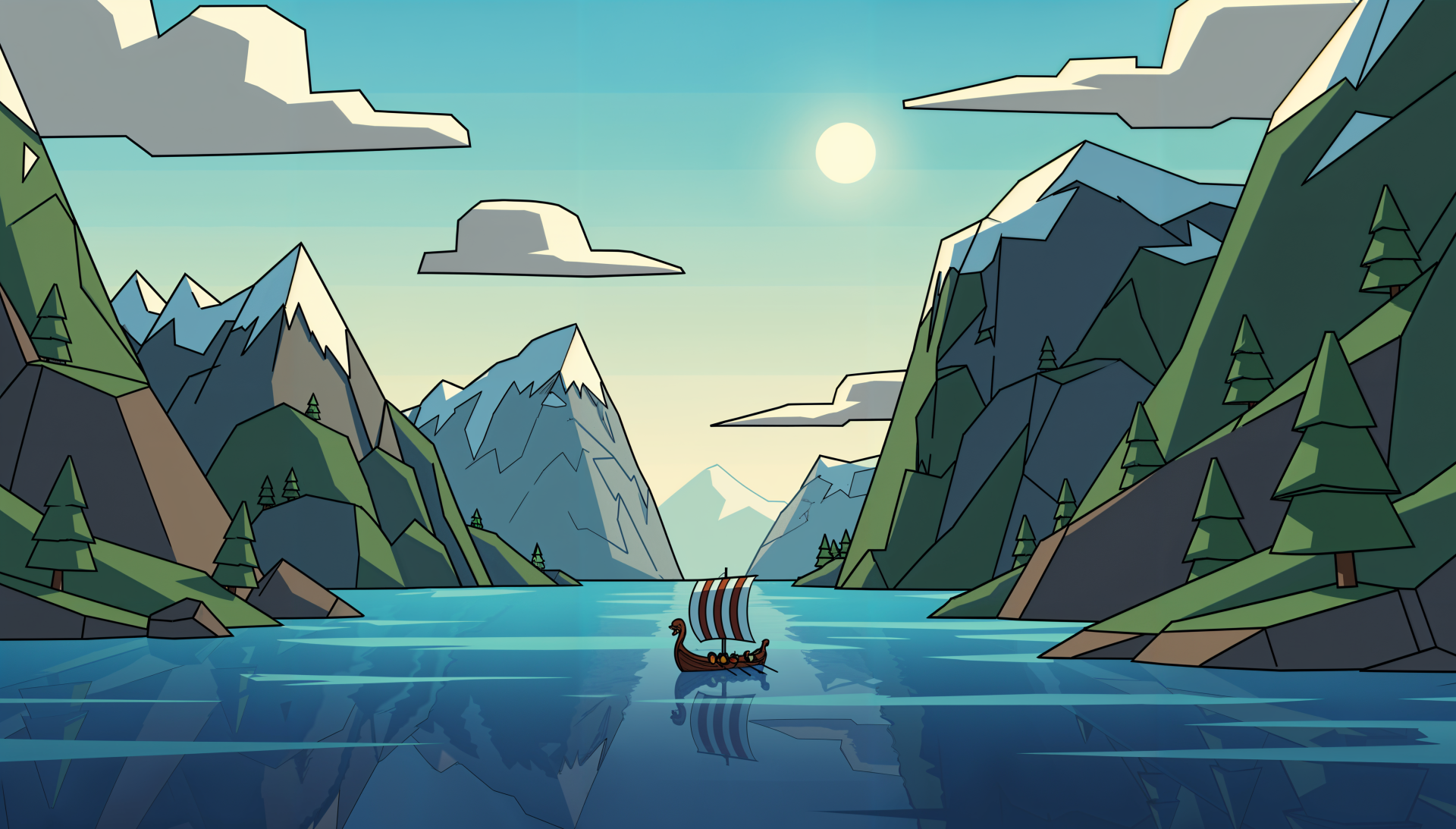 Nordic Fjord — 4K Ultra HD Wallpaper by QuantumCurator