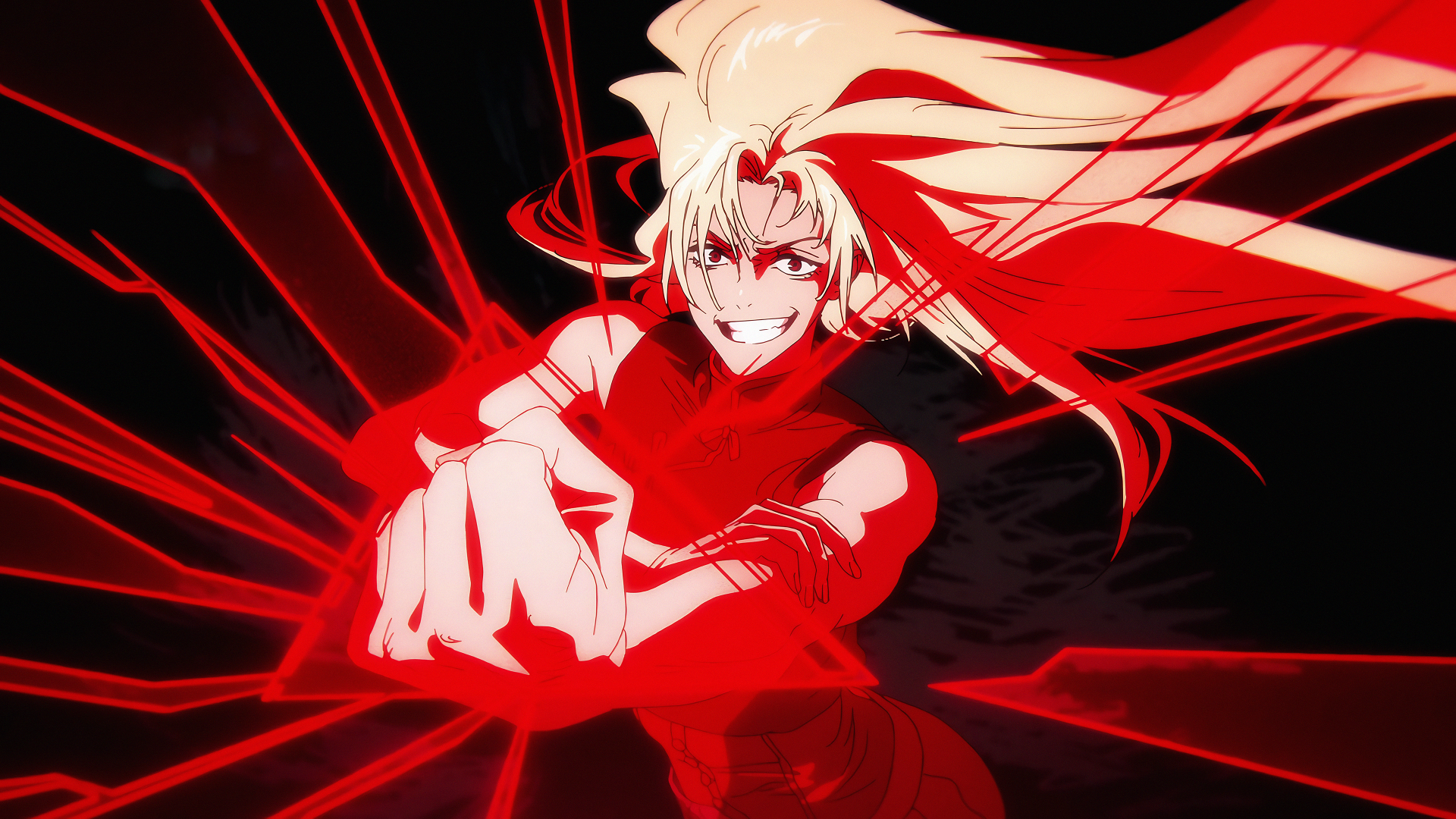 Yuki Tsukumo: Red Surge — Jujutsu Kaisen S3 4K Ultra HD Wallpaper